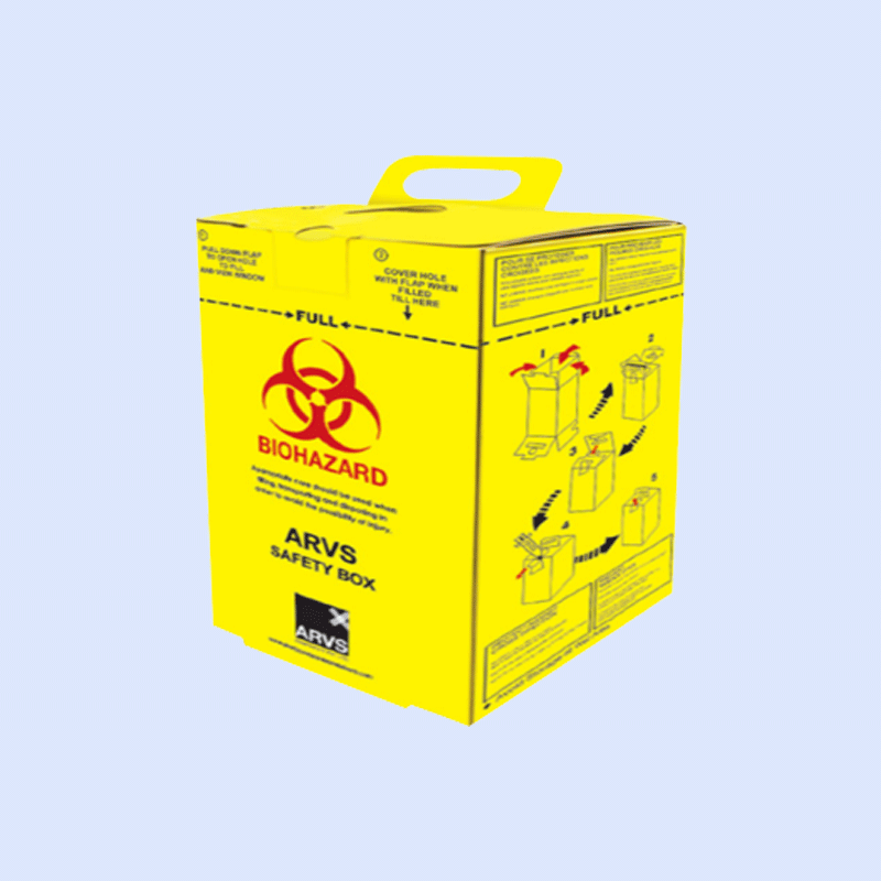5-Litre Safety box Sharp Container – BioHazards
