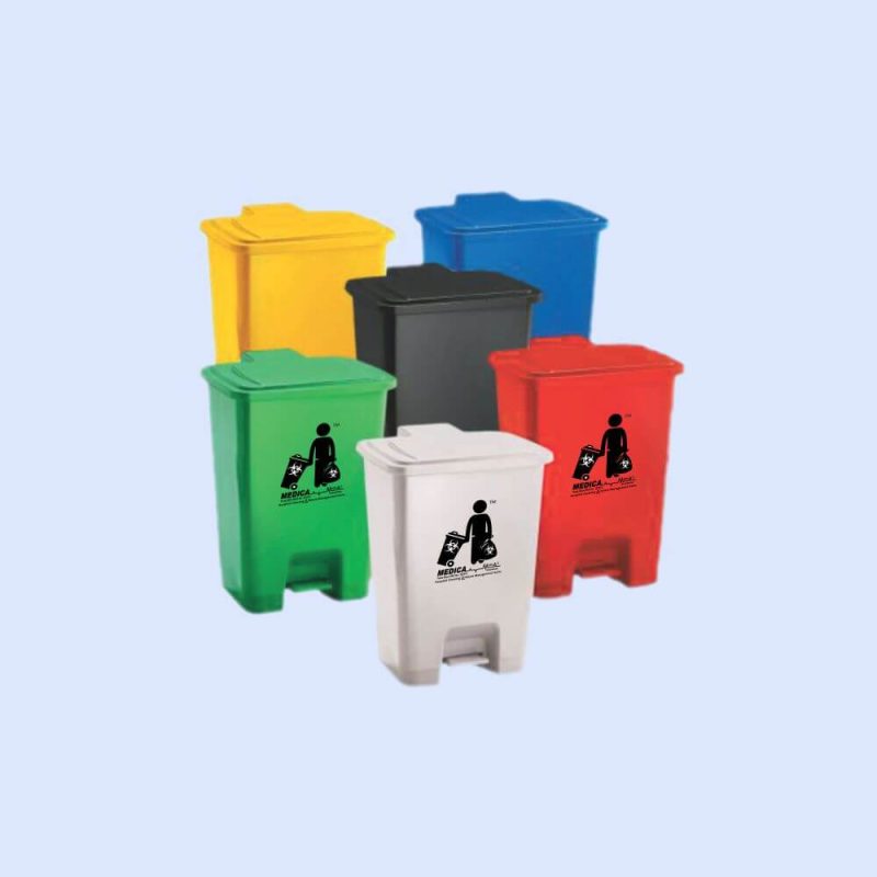 Peddle Operated Dustbin Biohazard Bins (Capacity: 12Liter) – BioHazards
